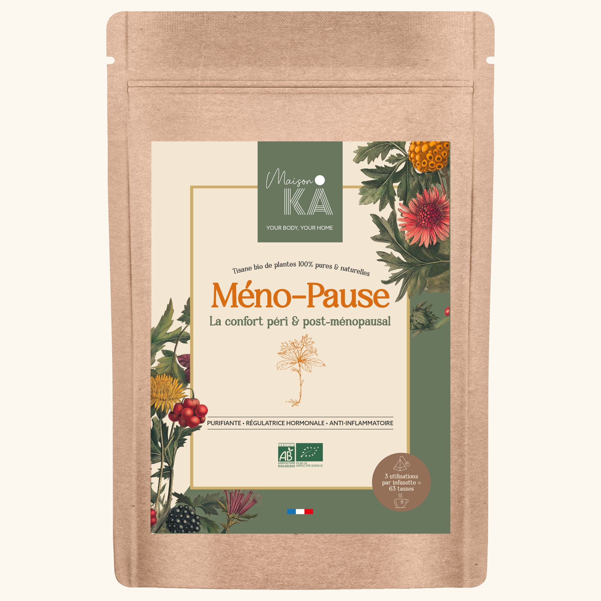 Méno.pause - Tisane pré et post-ménopausale – Maison Kå